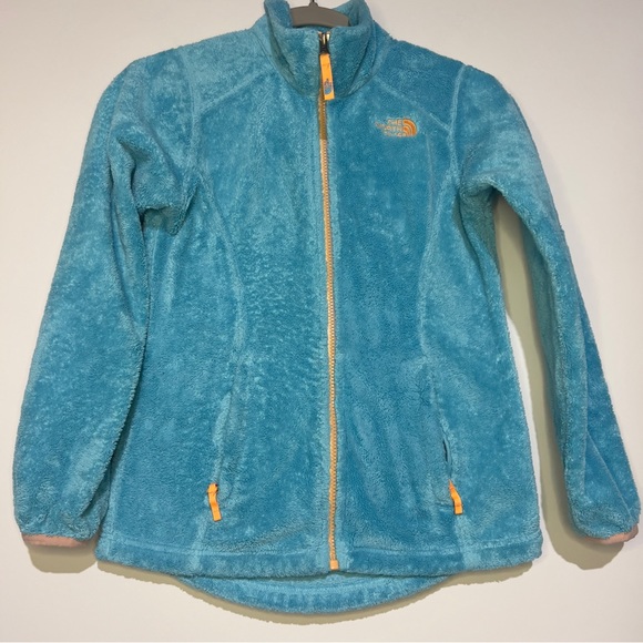 The North Face | Jackets & Coats | The North Face Teal Osito Fuzzy Soft ...